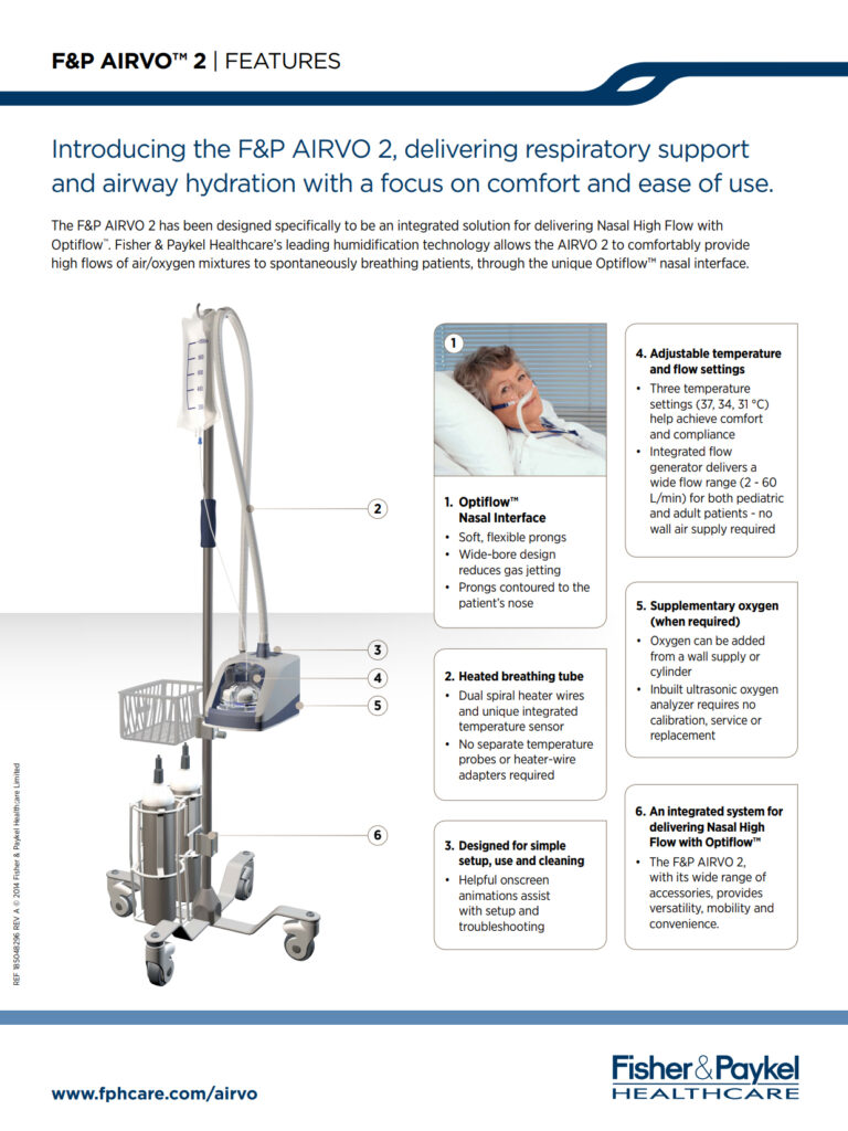 AIRVO / High Flow Therapy – Oxygen Concentrator USA